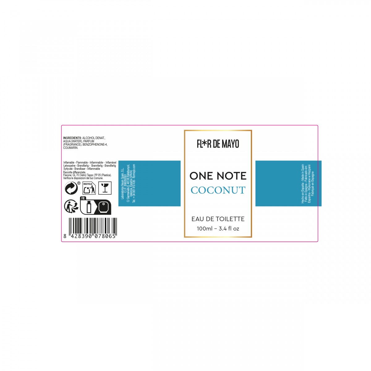 One Note Coconut, 100ml